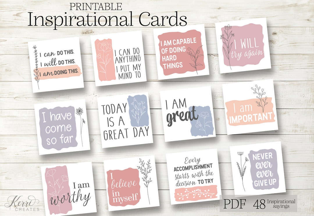 Inspirational Cards. Daily Affirmations. Inspirational Quotes ...