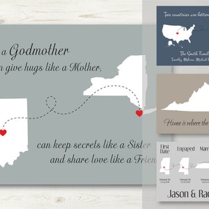 Design Your Own State Art or Country Art. Map Print. Custom State or ...