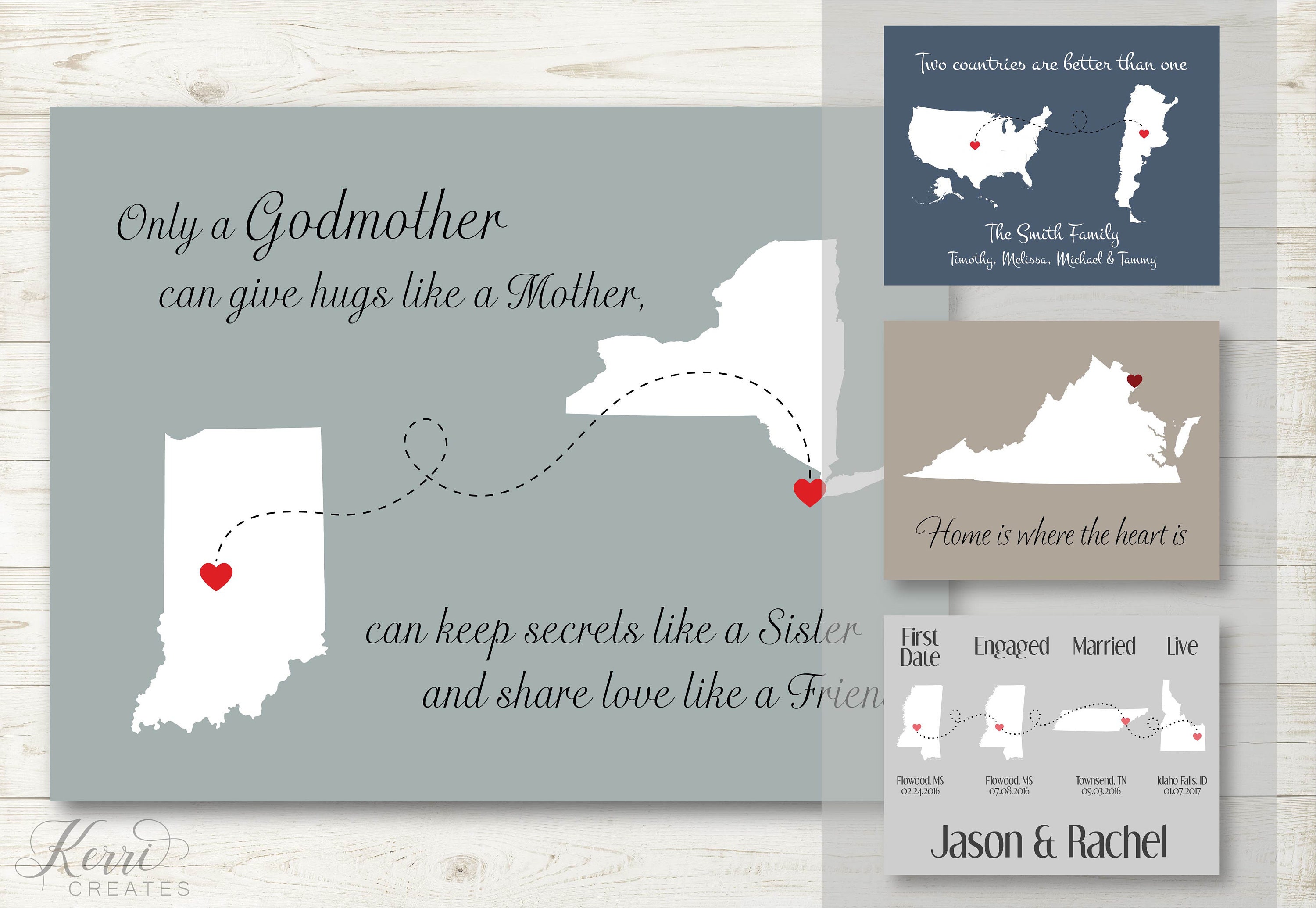Design Your Own State Art or Country Art. Map Print. Custom State or ...