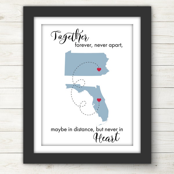 Custom State Art - Etsy