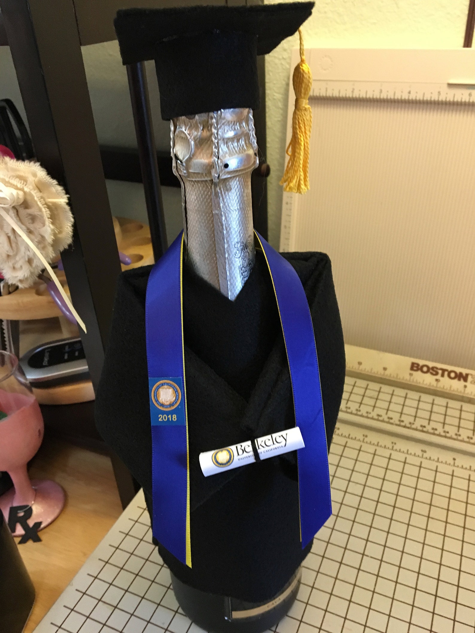 Personalize Your Colors be Detailed Graduation Cap and Gown - Etsy