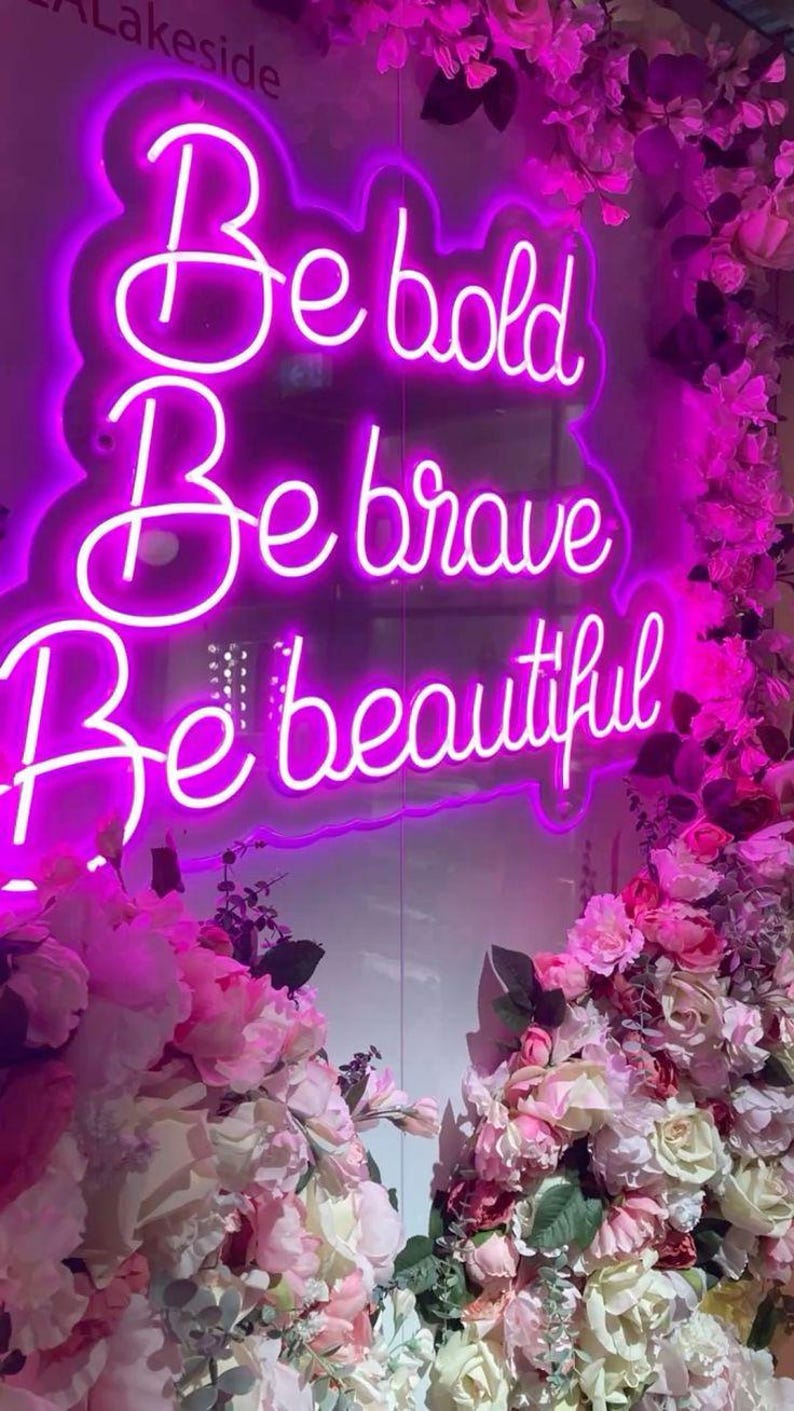 Custom Neon Aesthetic Sign, Neon LED Sign, Neon Wall Decor ...