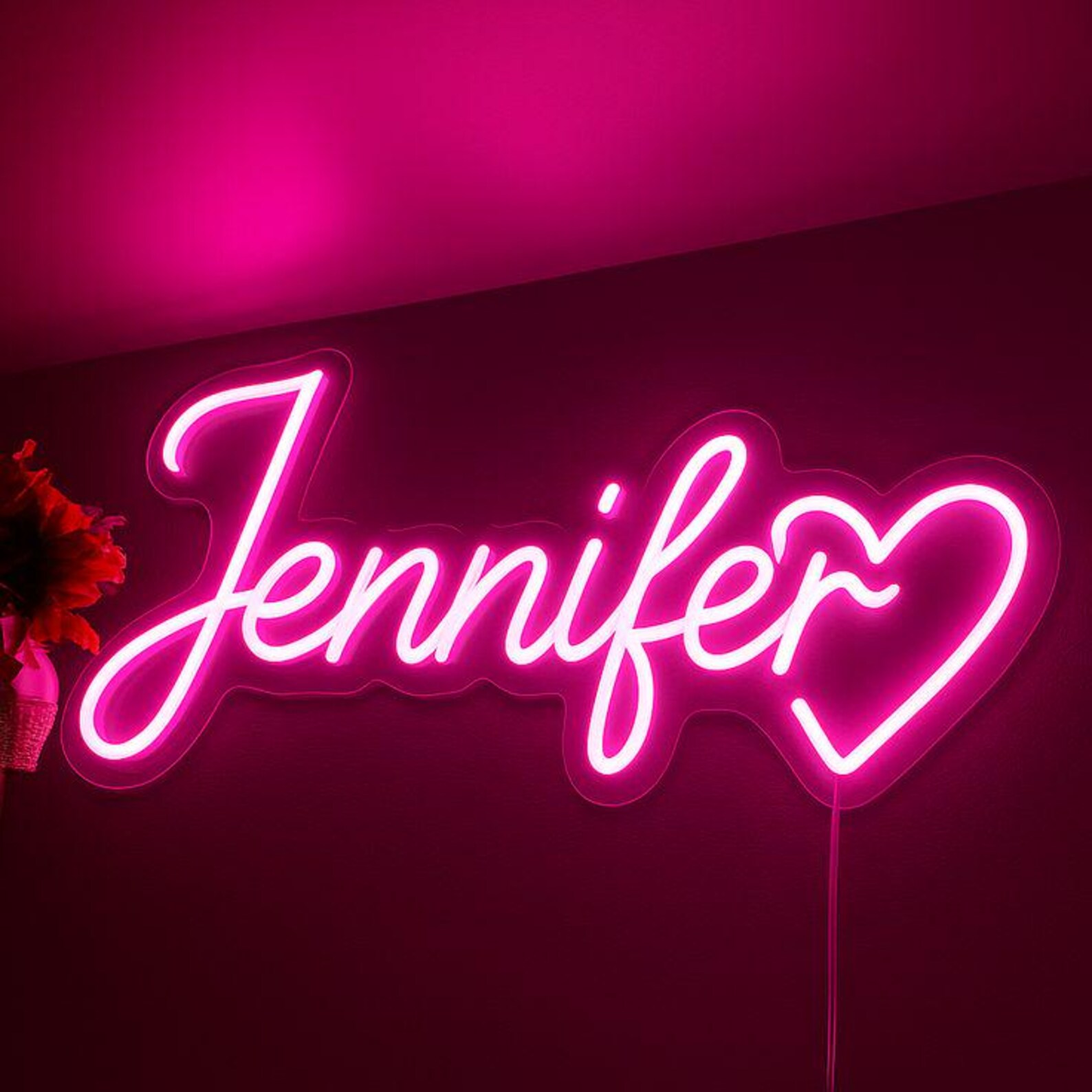 Custom Neon Aesthetic Sign, Neon LED Sign, Neon Wall Decor ...