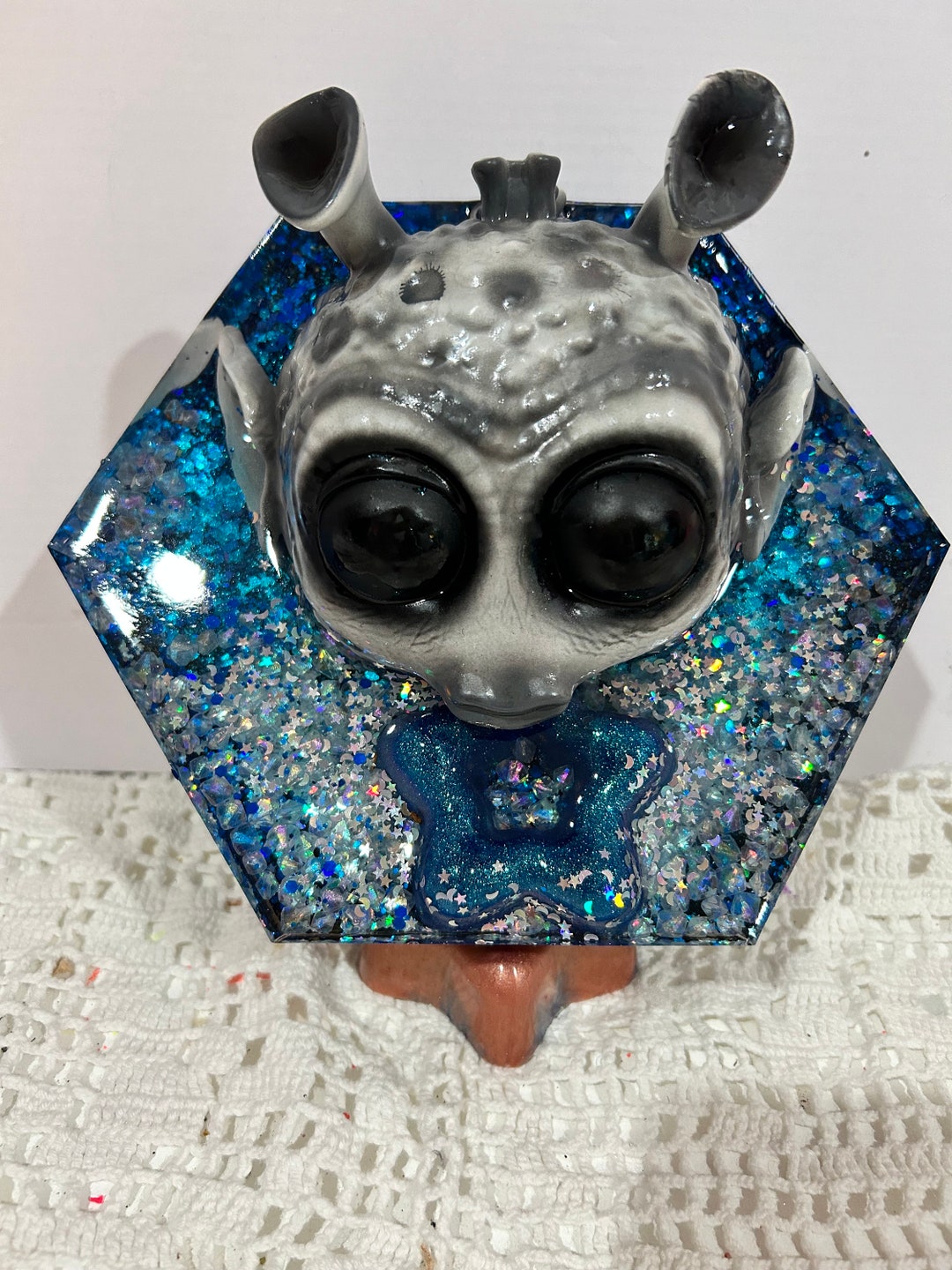 Alien Budds Wall Art in Resin by Bean Shanine the Twisted Beanstalk ...