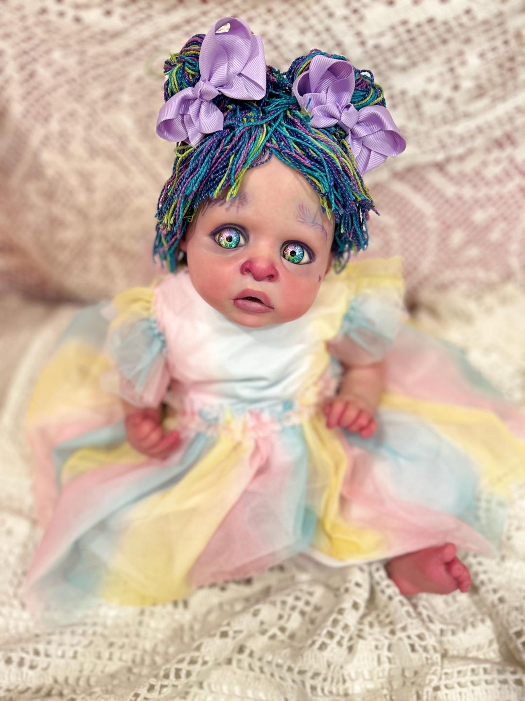 SALE Clown Reborn Collectible Doll – Handmade, Playful, and Gift-ready ...