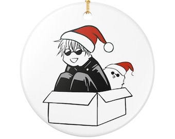 Satoru Gojo Christmas Ornament - Etsy