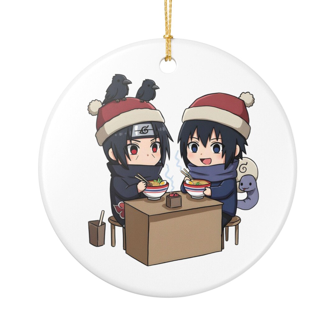Itachi/sasuke Christmas Ornament Inspired by the Naruto Universe - Etsy
