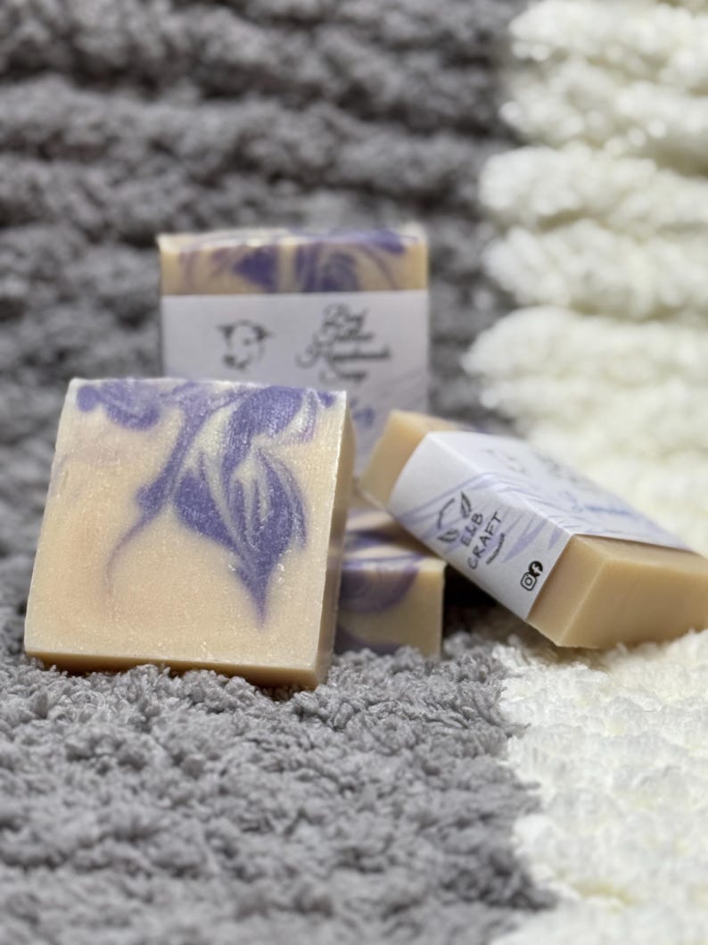 Handmade Lavender Tallow Soap – Natural Bar for Sensitive Skin - Etsy