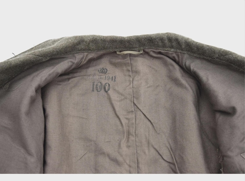 Vintage Swedish Army Fitted Wool Coat / Jacket / Tunic WWII M39. NEW ...