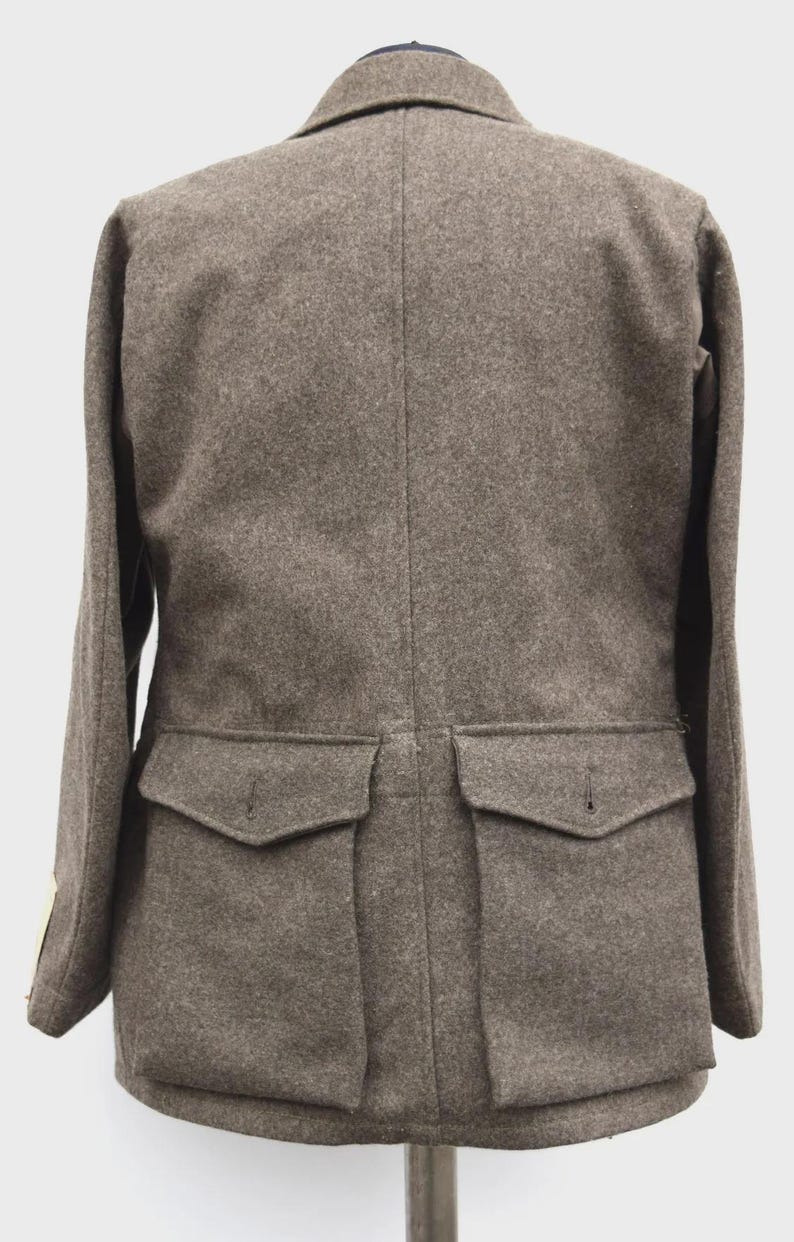 Vintage Swedish Army Fitted Wool Coat / Jacket / Tunic WWII M39. NEW ...