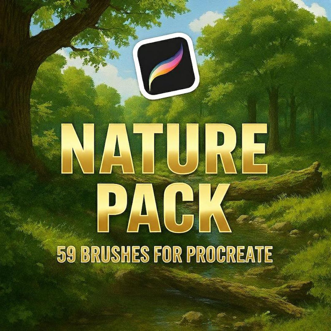 Procreate Nature Brushes | Nature Procreate Environment Brushes ...