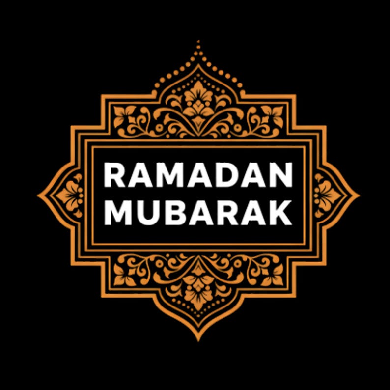Ramadan Mubarak Islamic Wall Art – Digital Download | Ramadan Decor ...
