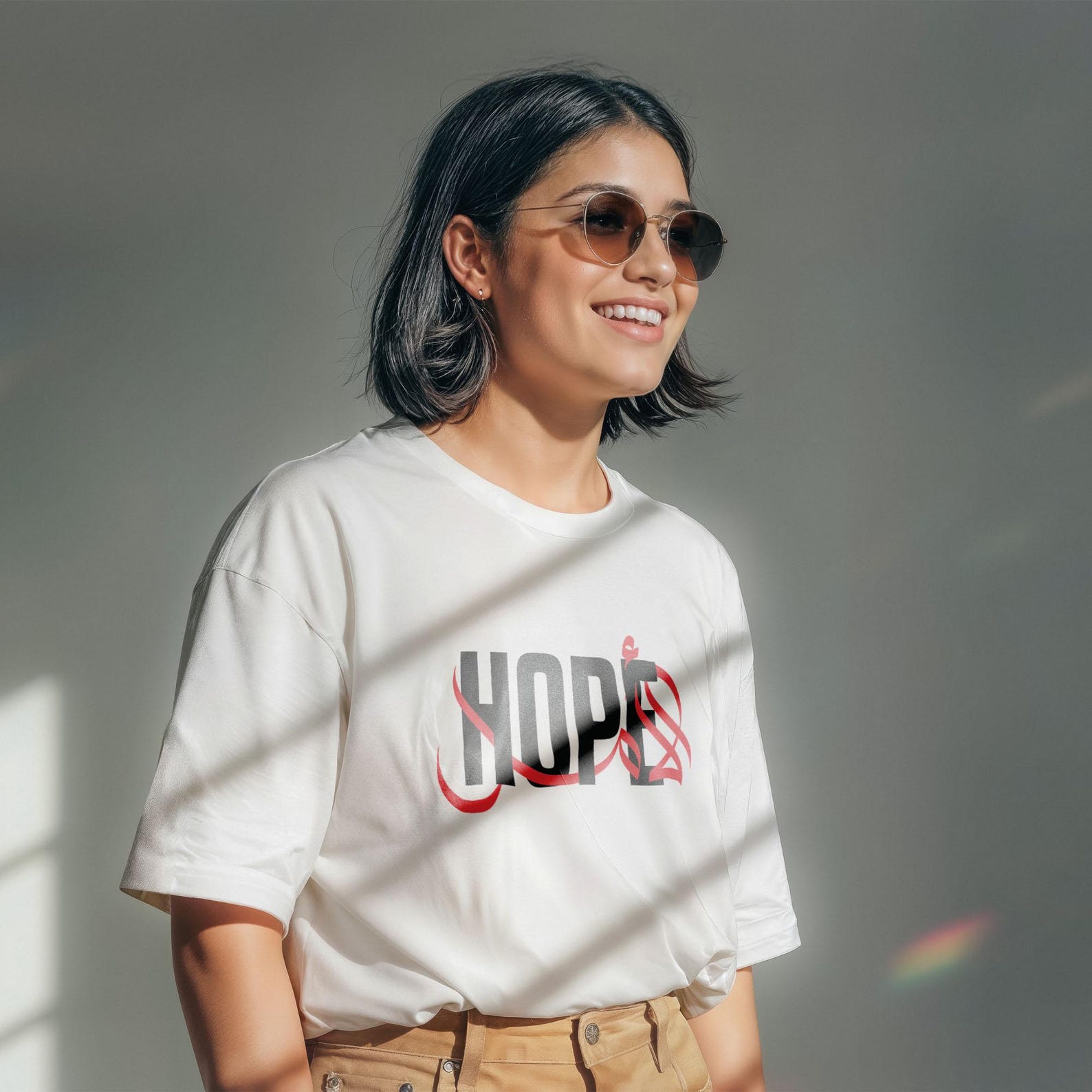 HOPE Arabic Calligraphy T Shirt Design | Al Amal Arabic Typography ...