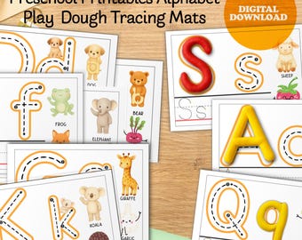 Preschool Printables Alphabet Play Doh Mats Printable Toddler ...