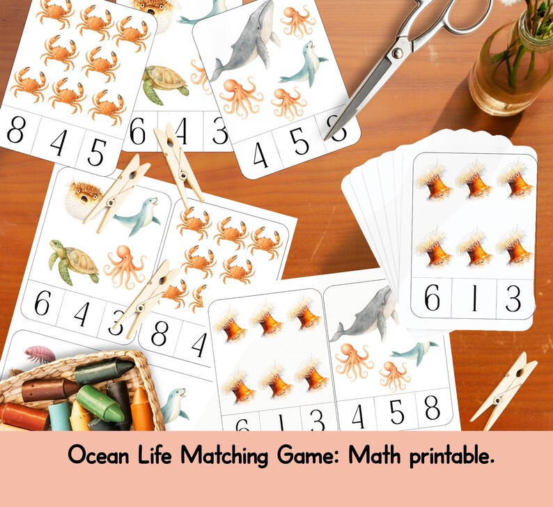 Ocean Alphabet Flash Cards, Matching & Puzzle Games | Preschool ...