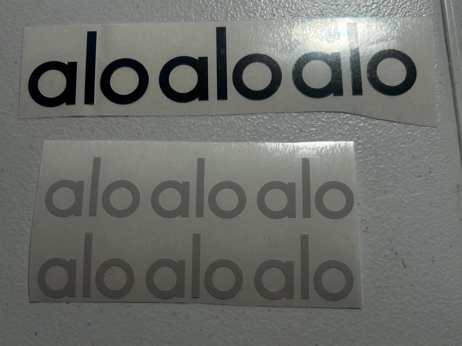 Alo Iron on Decal | Heat Transfer Vinyl Logo for Activewear Patch - Etsy