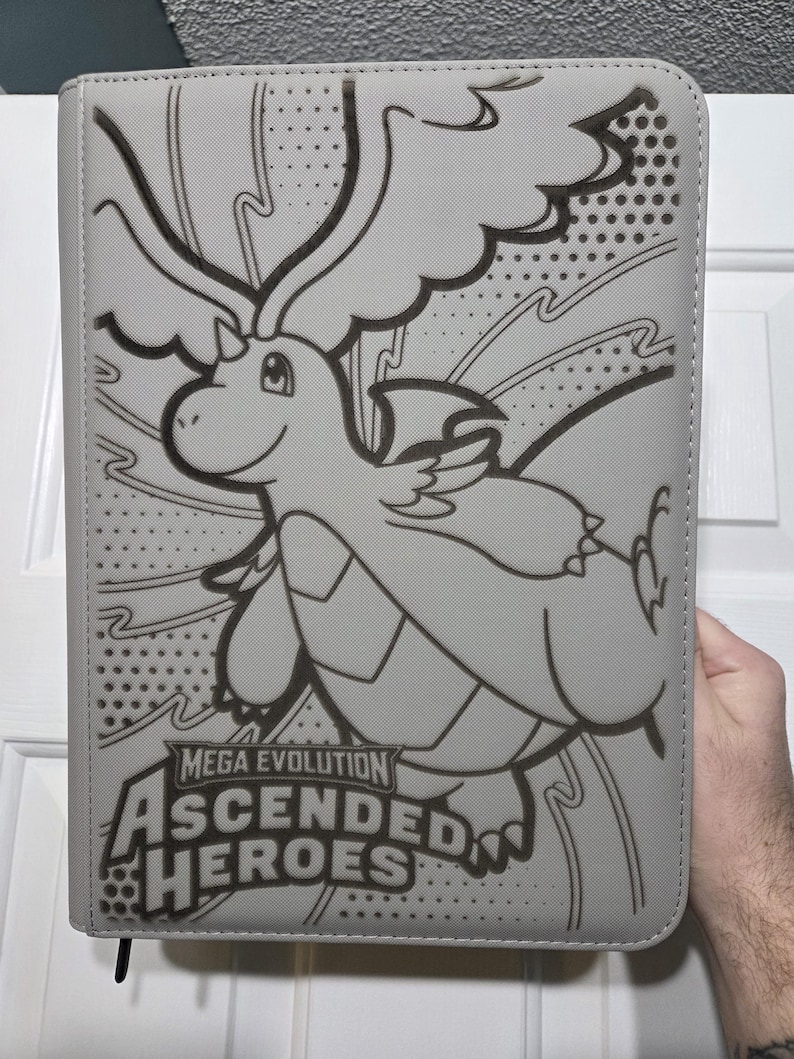 Ascended Heroes Dragonite Custom Pokemon TCG Gift Binder 9 Pocket ...