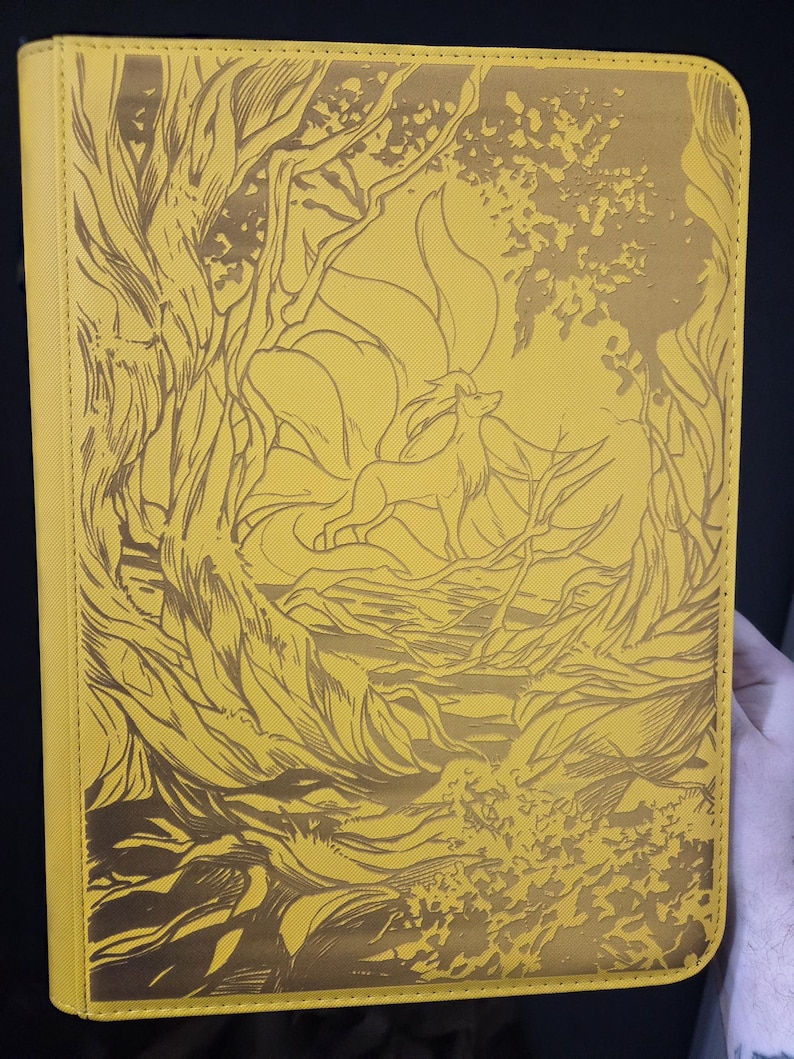 Ninetales Vulpix Custom Pokemon TCG Card Binder 9 Pocket - Ringless ...
