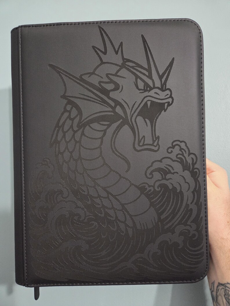 Gyarados Custom Pokemon TCG Binder Gift 9 Pocket - Ringless - Etsy