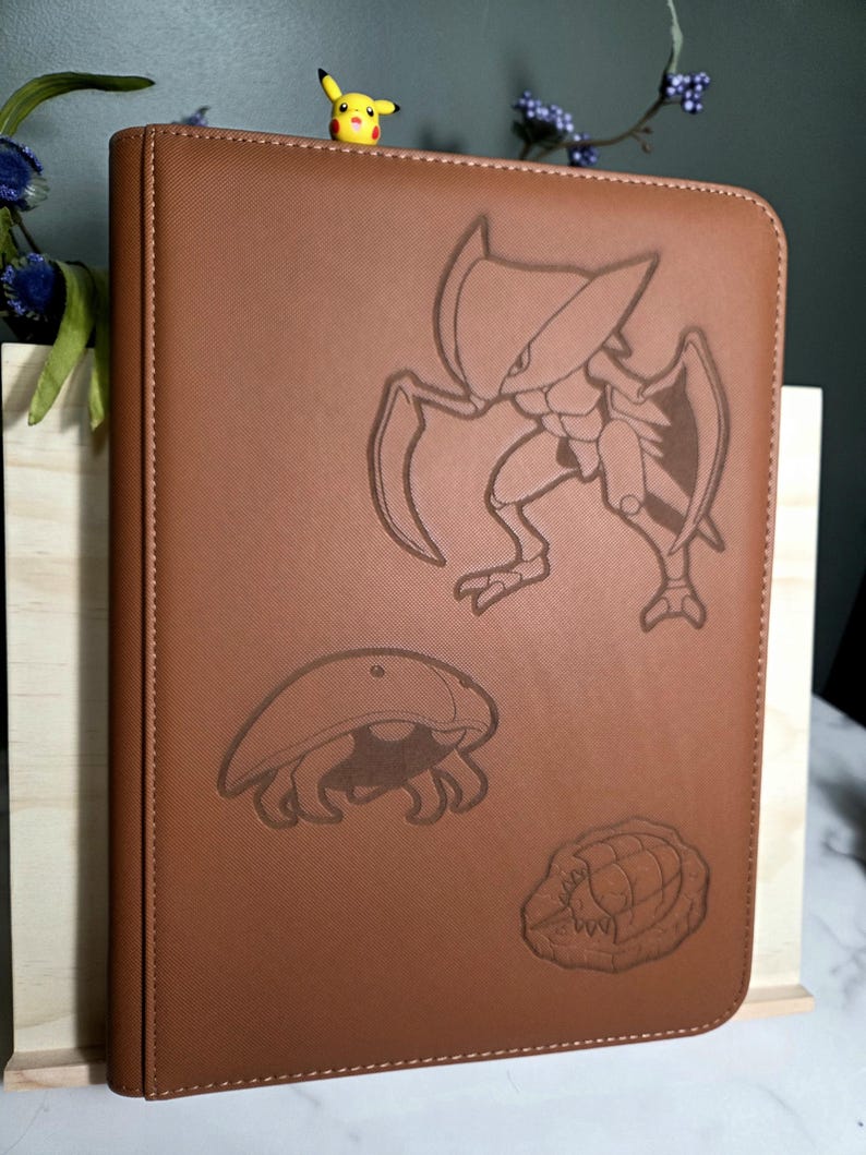 Kabuto Kabutops Evolution Line Custom Fossil Pokemon TCG Gift Leather ...