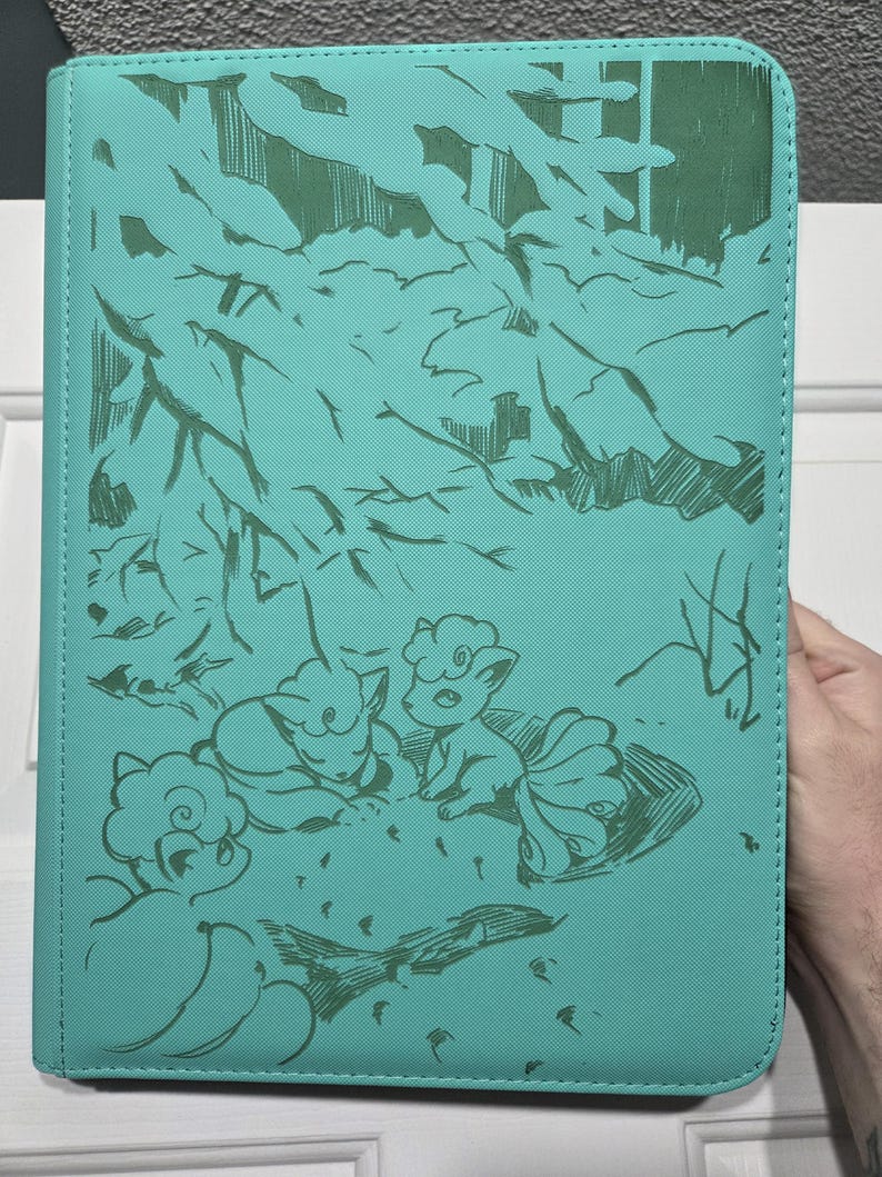 Vulpix Ninetales Alolan Custom Pokemon TCG Card Binder 9 Pocket ...
