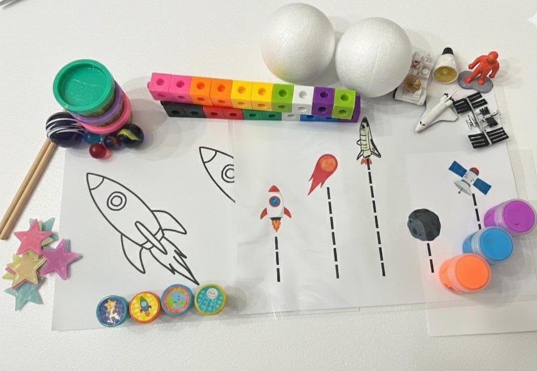 Outer Space Unit Study for Preschool - Etsy