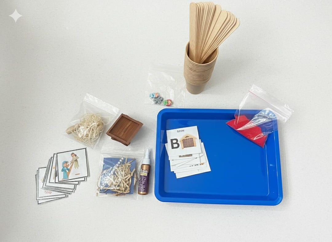 Nativity Christmas Busy Box - Etsy