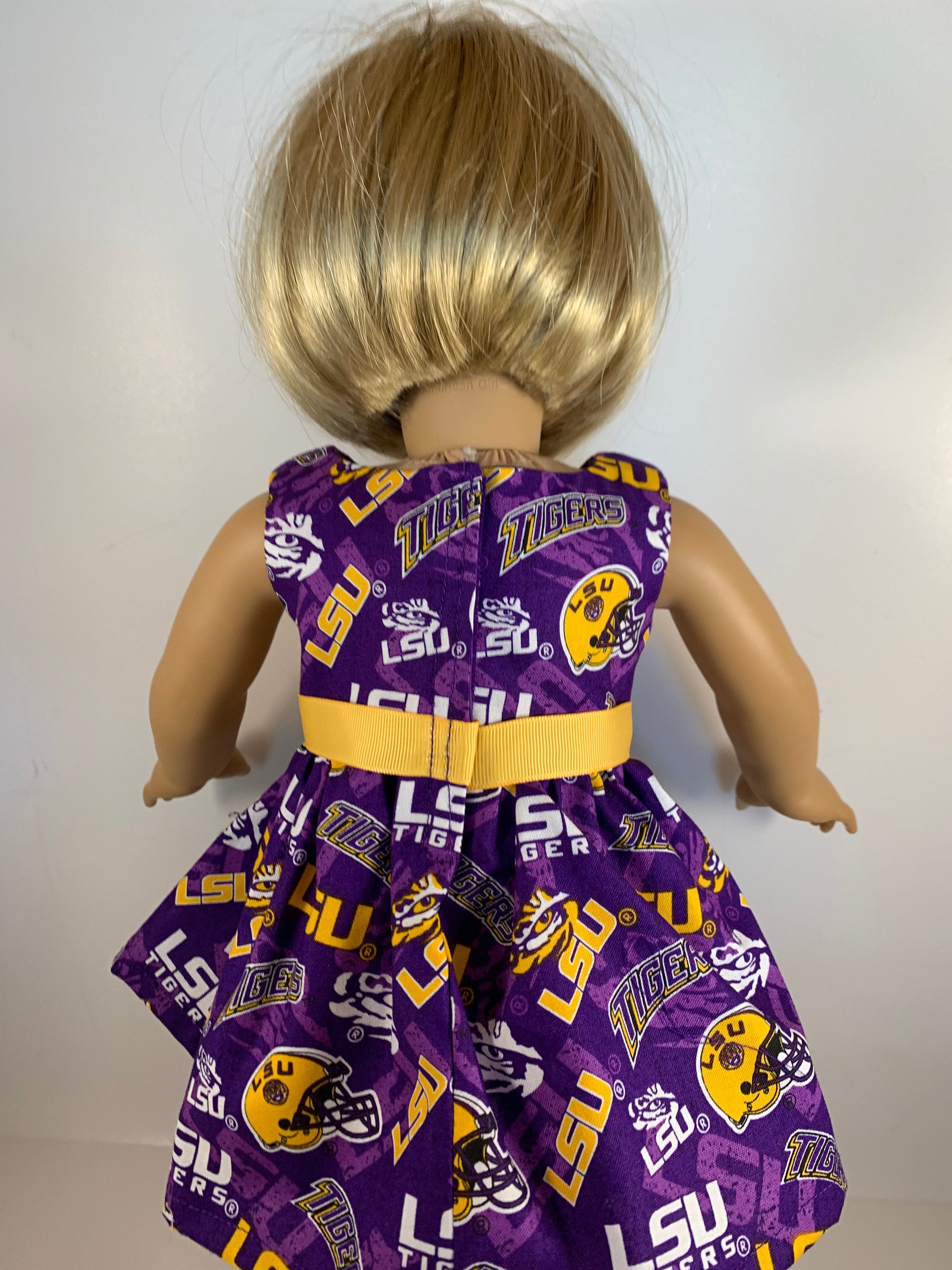 LSU Tone on Tone 18 Inch Game Day Dress Made to Fit 18 Inch - Etsy UK
