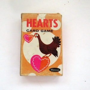 1963 HEARTS Playing Cards Game by Whitman Complete Full Deck Original ...