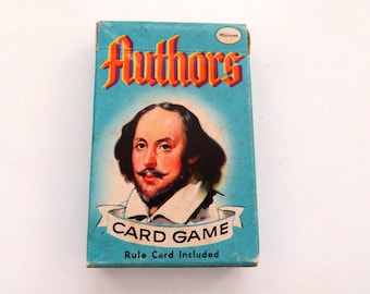 Authors Card Game - Etsy