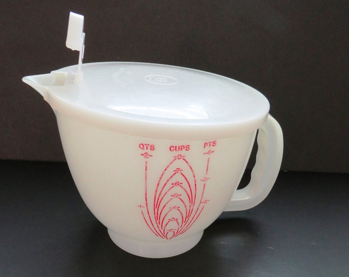 1970s Tupperware Mix N Store Measuring Pitcher With Lid - Retro Vintage ...