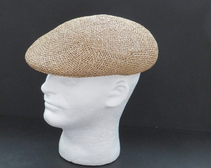 Woven Newspaper Boy Cap by Country Gentleman - Size Large - Brown ...