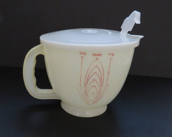1970s Tupperware Mix N Store Measuring Pitcher With Lid - Retro Vintage ...