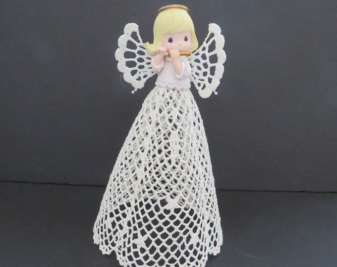 Precious Moments White Lace Angel Tree Topper by Enesco - Graced With ...
