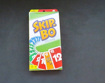 SKIP BO Card Game - Complete Boxed Set - Challenging Family All Ages ...