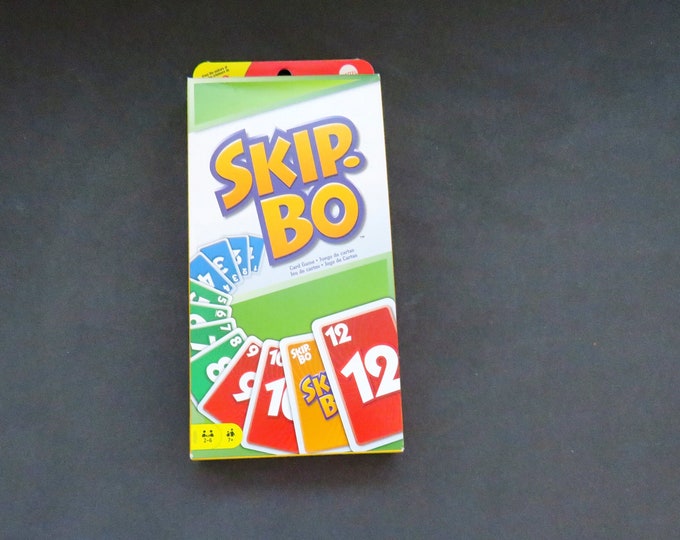 SKIP BO Card Game Complete Boxed Set Challenging Family All Ages Card ...