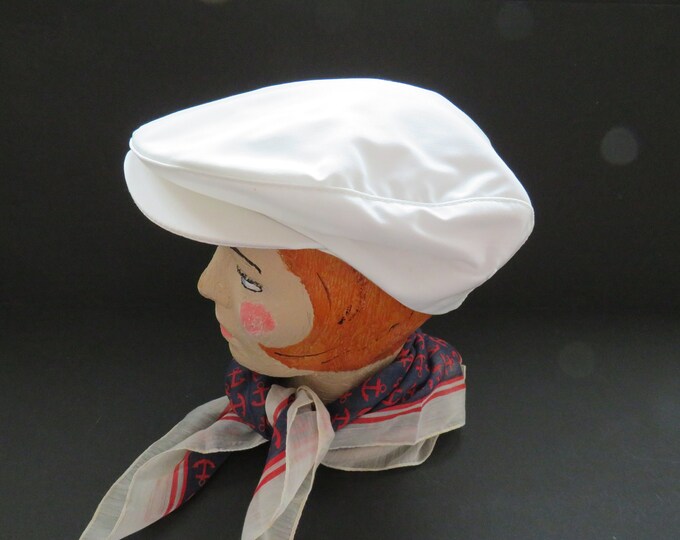 Vintage White Unisex Cap - Size Large - Cuffley Driving Golf Newspaper ...