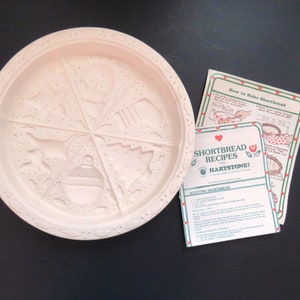 1993 Round Christmas Shortbread Cookie Mold by Hartstone - Etsy