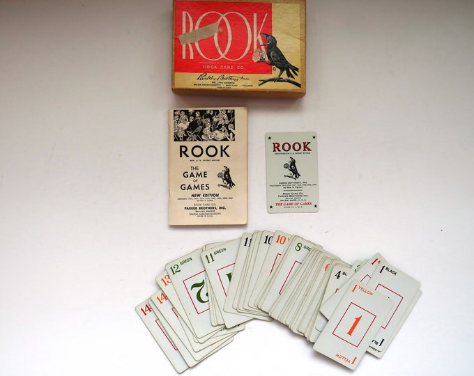 1943 ROOK Card Game by Parker Brothers - Complete Boxed Set With ...