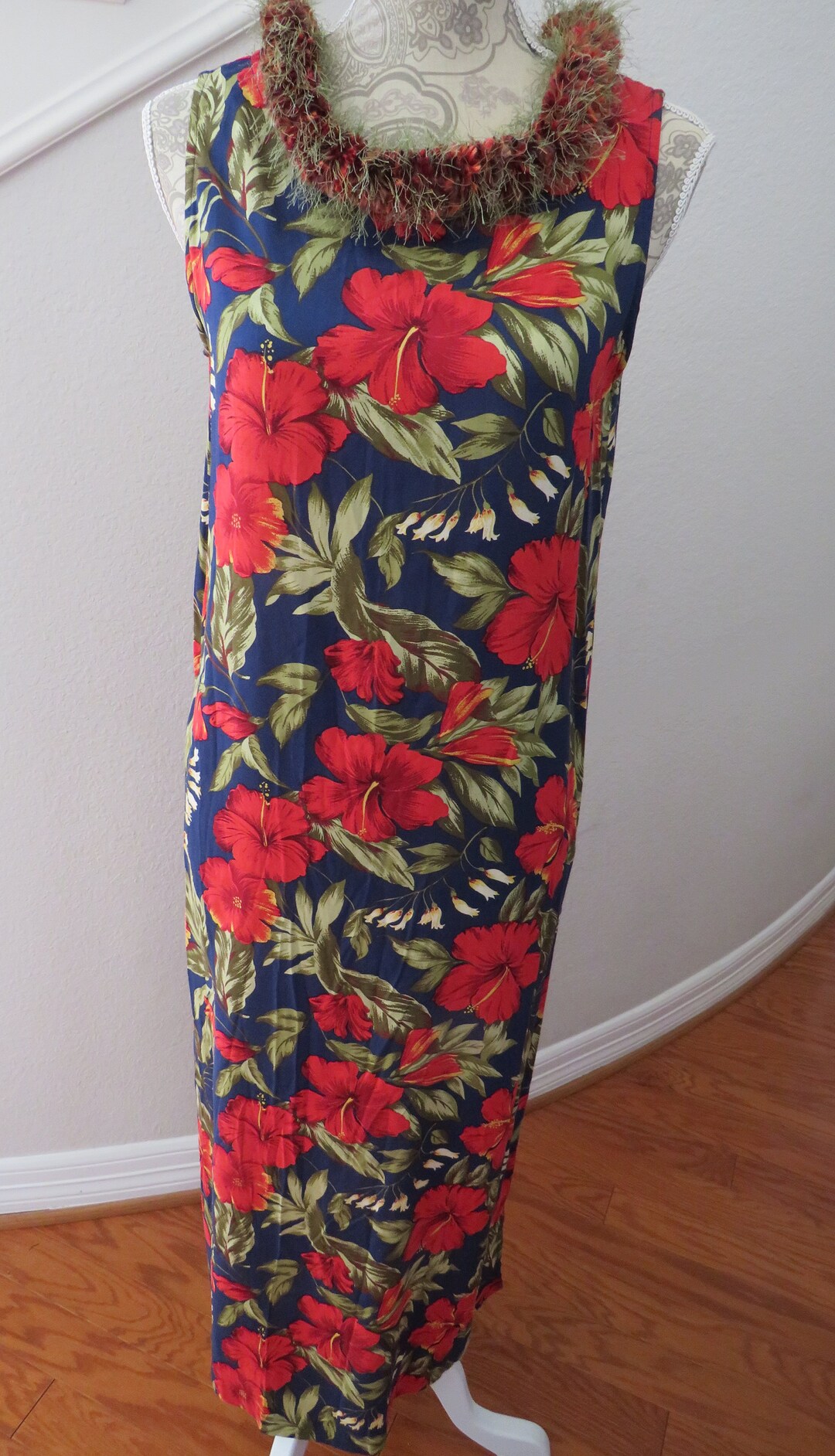 Vintage HAWAIIAN Aloha Muumuu Womens Long Maxi Dress Size - Etsy