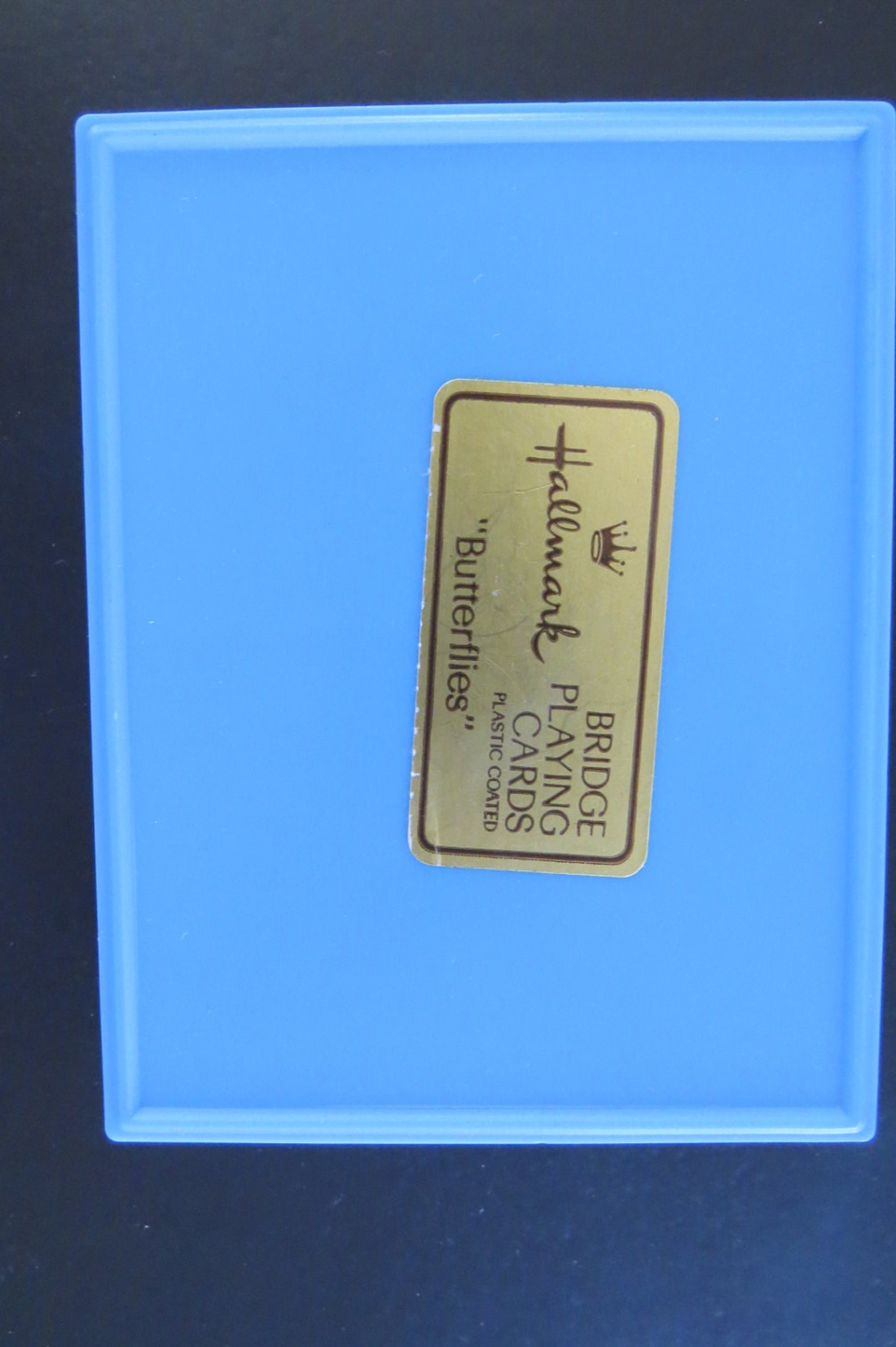 1980s Butterflies Playing Cards by Hallmark Yellow Blue | Etsy