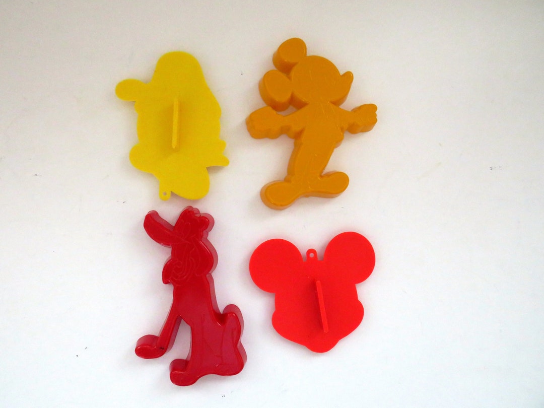 1980s Vintage Walt Disney Cookie Cutters - Set of 4 - Mickey Mouse ...