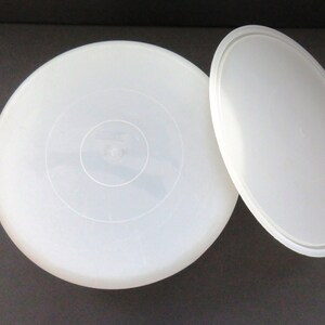 1960s Large Round Tupperware Carry All Container With Snap on Lid Deep ...