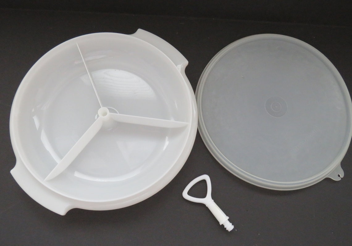 1960s Tupperware Divided Relish Dish With Lid and Handle - Etsy