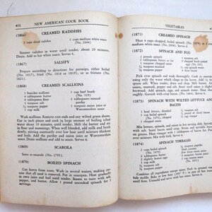 1947 the Lily Wallace New American Cook Book Green Hardcover - Etsy