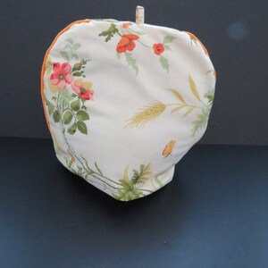 Vintage 2 Piece Tea Cosy Handle Cover by Bo Peep Crafts - Flowers Wheat ...