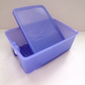 Tupperware Fridgesmart Container Medium Lavender Sheer Container White ...