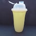 1970s TUPPERWARE Quick Shake Container 3 Pieces Yellow - Etsy