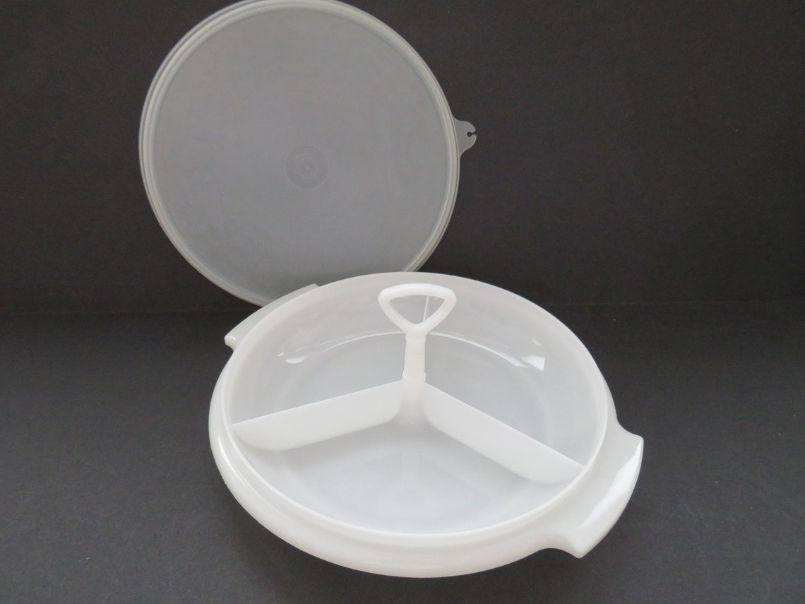 1960s Tupperware Divided Relish Dish With Lid and Handle - Etsy
