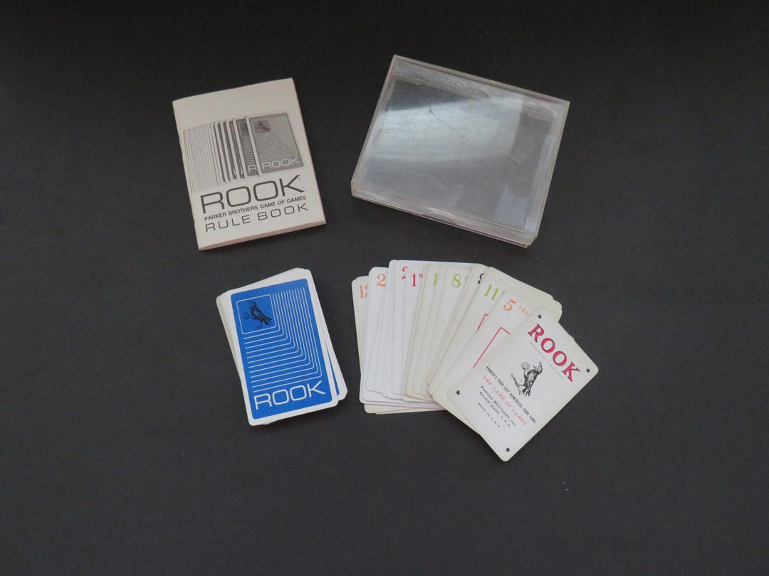 1972 ROOK Card Game by Parker Brothers - the Game of Games Bidding ...